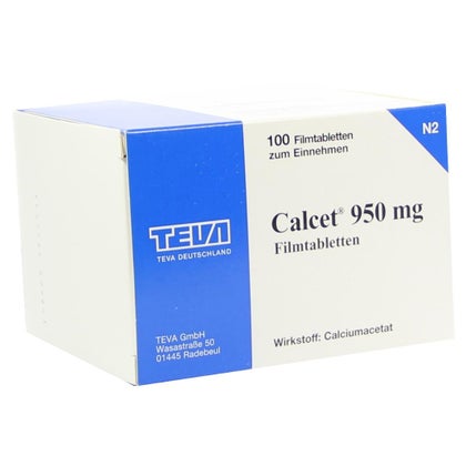 Calcet 950 mg Filmtabletten 100 St online kaufen | DocMorris