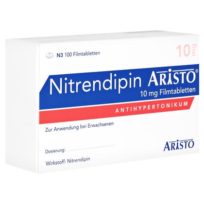 Nitrendipin Aristo 10 mg Filmtabletten 100 St mit E-Rezept kaufen ...