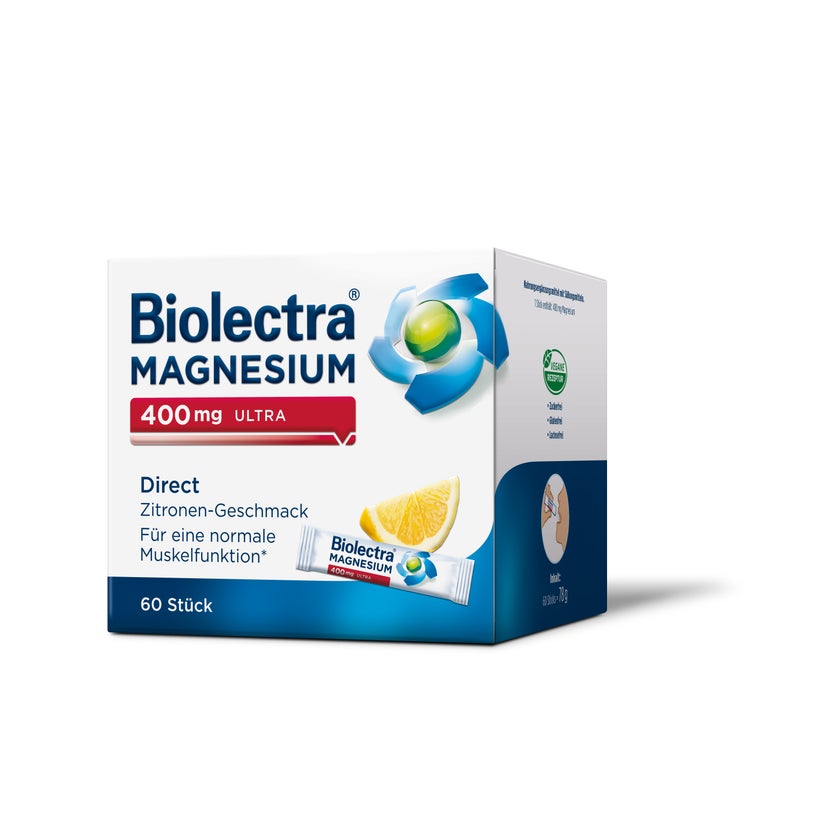 Biolectra MAGNESIUM 400 mg ultra Direct 60 St online kaufen | DocMorris