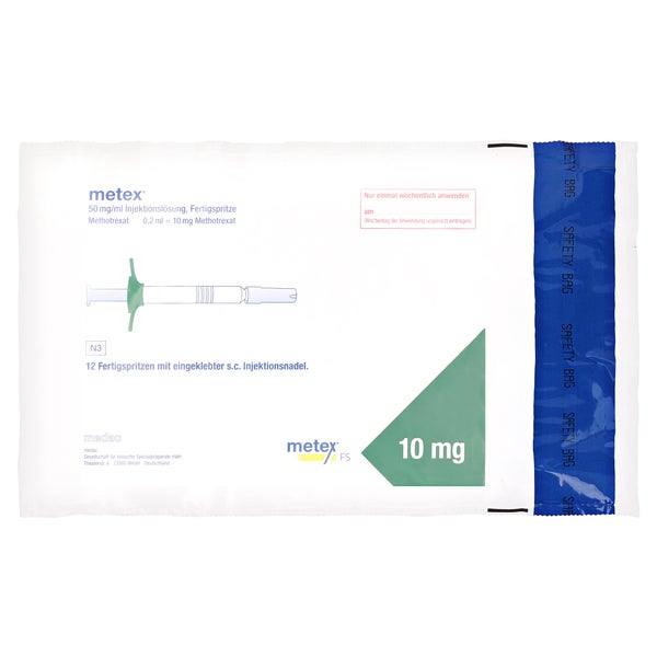 METEX FS 10 mg (50mg/ml) Inj.-Lösung Fertigspr. 12 St, 12 St online ...