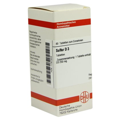 Sulfur D 3 Tabletten 80 St online kaufen | DocMorris