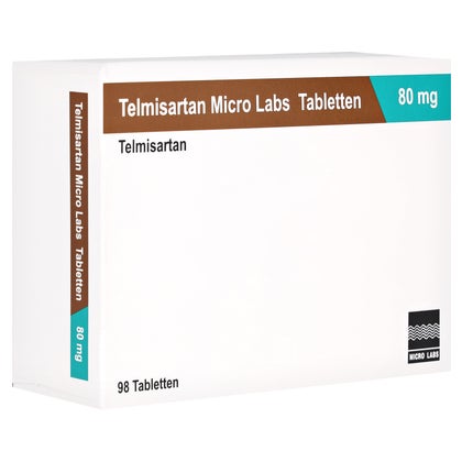 Telmisartan Micro Labs 80 mg Tabletten 98 St mit E-Rezept kaufen ...