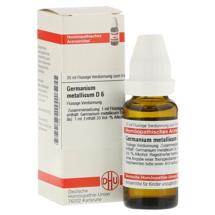 Germanium Metallicum D 6 Dilution 20 ml online kaufen | DocMorris