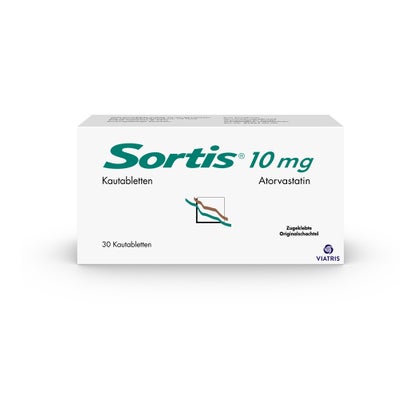 Sortis 10 mg Kautabletten 30 St mit E-Rezept kaufen | DocMorris