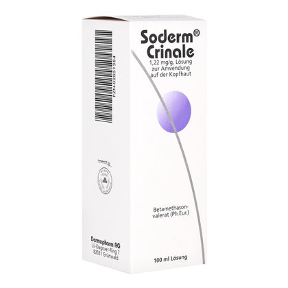 SODERM Crinale 1,22 mg/g Lösung z.Anw.a.d.Kopfhaut 100 ml mit E-Rezept ...