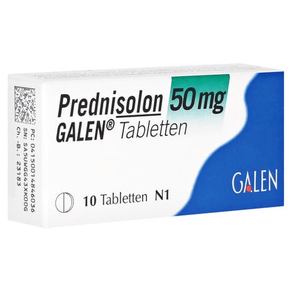 Prednisolon 50 mg GALEN Tabletten 10 St mit E-Rezept kaufen | DocMorris