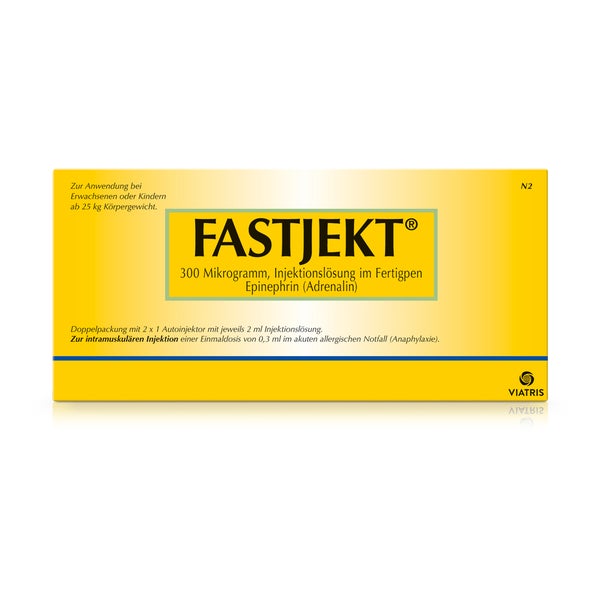 FASTJEKT 300 µg Autoinjektor Inj.-Lsg.im Fertigpen 2 St, 2 St online ...