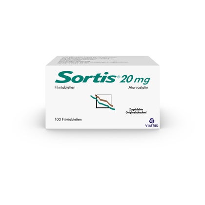 Sortis 20 mg Filmtabletten 100 St mit E-Rezept kaufen | DocMorris