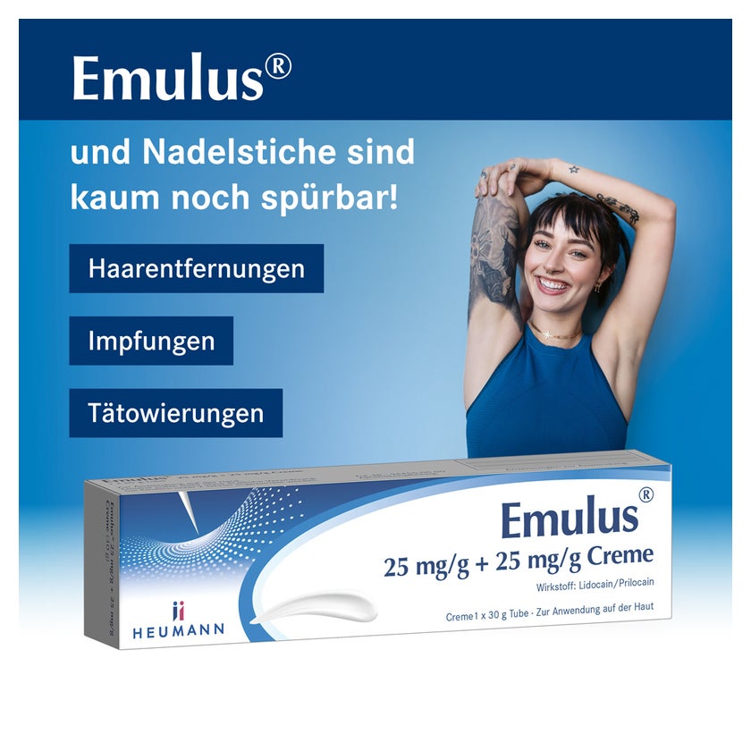 Emulus 25 mg/g + 25 mg/g Creme 30 g online kaufen | DocMorris