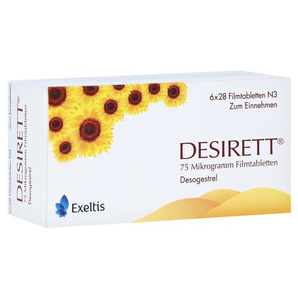 Desirett 75 Mikrogramm Filmtabletten 6X28 St mit E-Rezept kaufen ...