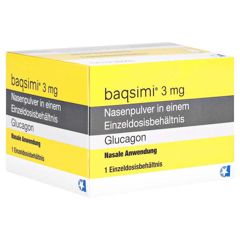 BAQSIMI 3 mg Nasenpulver i.e.Einzeldosisbehältnis 1X3 mg mit E-Rezept ...