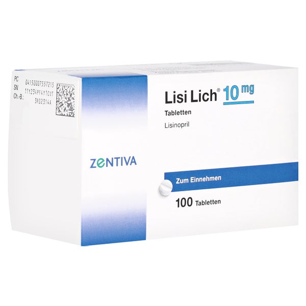 Lisilich 10 mg Tabletten 100 St, 100 St online kaufen | DocMorris