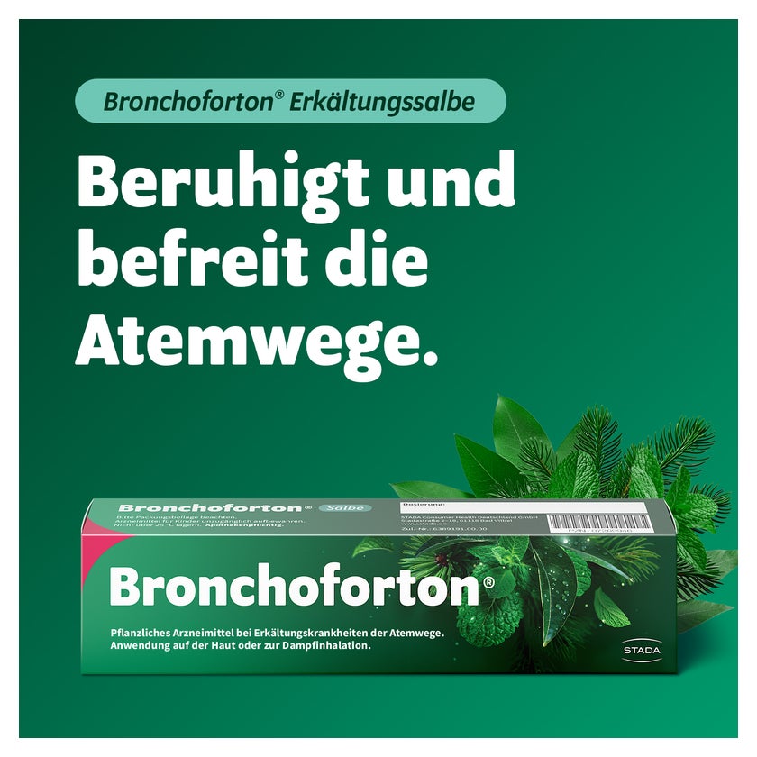 Bronchoforton Erkältungssalbe mit Eukalyptus 100 g online kaufen ...