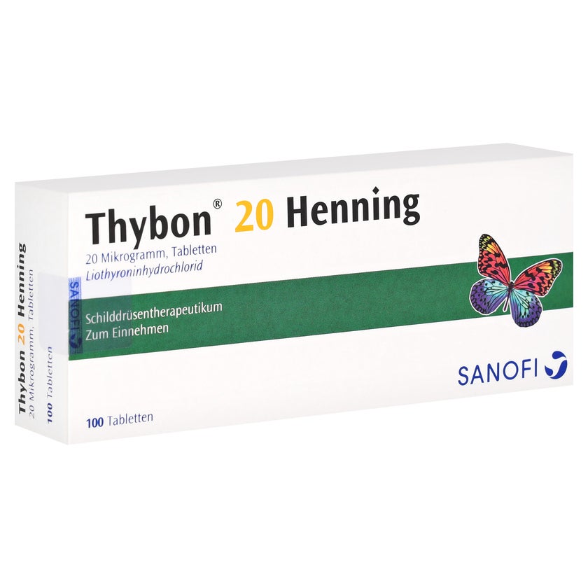 Thybon 20 Henning Tabletten 100 St mit E-Rezept kaufen | DocMorris