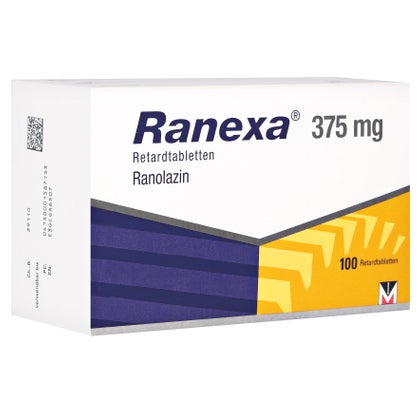 Ranexa 375 mg Retardtabletten 100 St mit E-Rezept kaufen | DocMorris