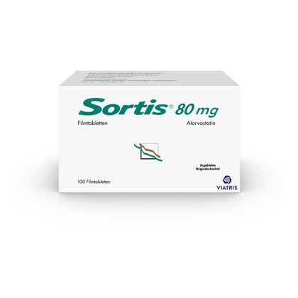 Sortis 80 mg Filmtabletten 100 St mit E-Rezept kaufen | DocMorris