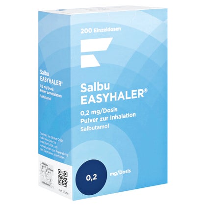 SALBU EASYHALER 0,2 mg/Dosis 200 ED Plv.z.Inhal. 1 St mit E-Rezept ...