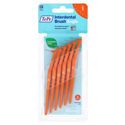 TePe Interdentalbürsten Angle orange 0,45mm ISO 1, 6 St 6 St online ...