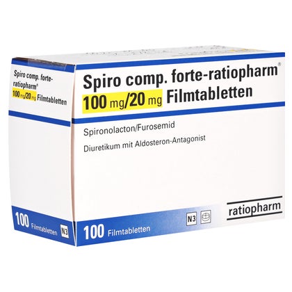SPIRO COMP. forte-ratiopharm 100 mg/20 mg Filmtab. 100 St mit E-Rezept ...