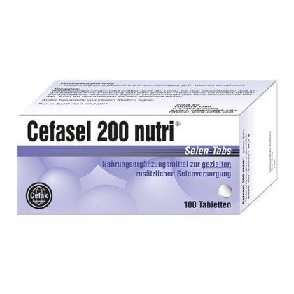 Cefasel 200 Nutri Selen Tabs 100 St online kaufen | DocMorris