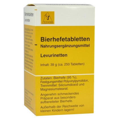 Bierhefe Tabletten Levurinetten 250 St online kaufen | DocMorris