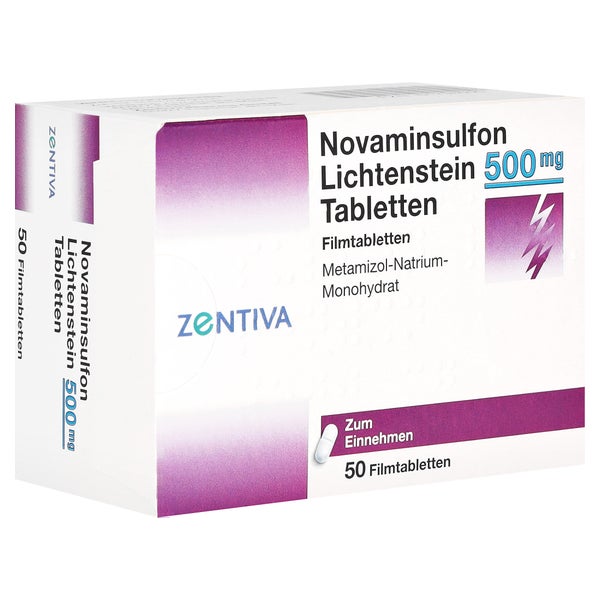 NOVAMINSULFON Lichtenst.500 mg Filmtabletten 50 St, 50 St online kaufen ...