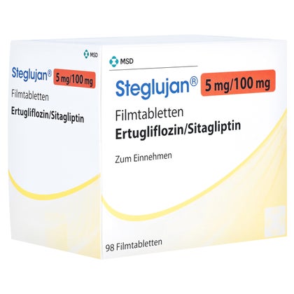 Steglujan 5 Mg/100 mg Filmtabletten 98 St mit E-Rezept kaufen | DocMorris