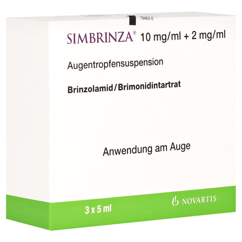 SIMBRINZA 10 mg/ml + 2 mg/ml Augentropfensusp. 3X5 ml mit E-Rezept ...