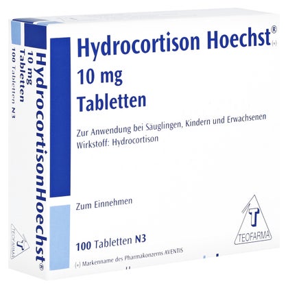 Hydrocortison Hoechst Tabletten 100 St mit E-Rezept kaufen | DocMorris