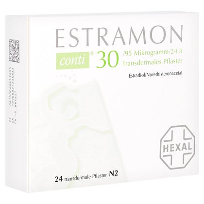 ESTRAMON conti 30/95 µg/24 Stunden transd.Pflaster 24 St mit E-Rezept ...