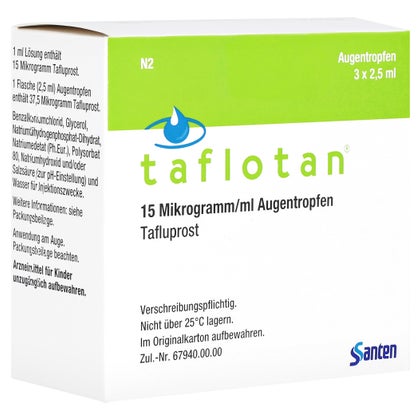 Taflotan 15 µg/ml Augentropfen 3X2,5 ml mit E-Rezept kaufen | DocMorris