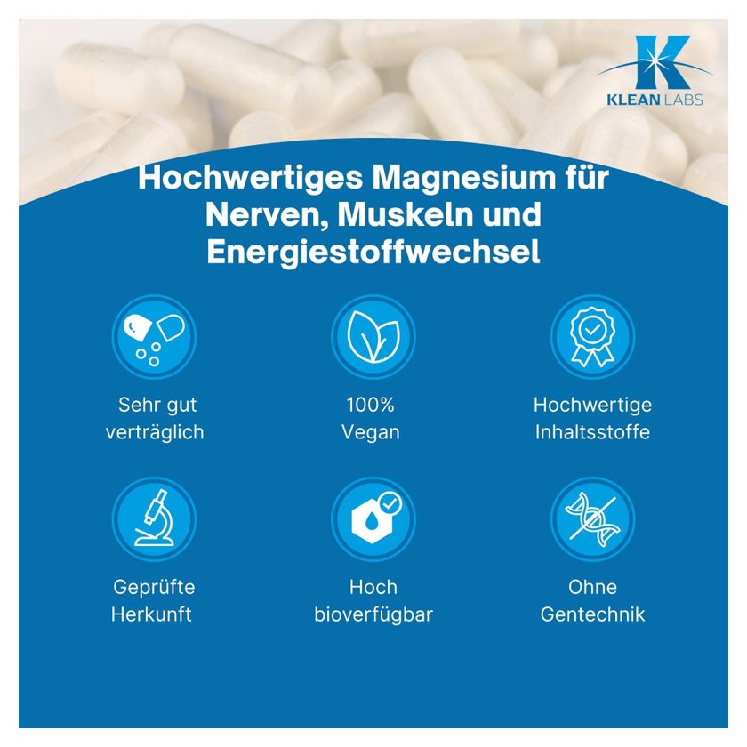 Klean Labs Magnesium Taurat 400 120 St online kaufen | DocMorris
