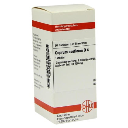 Cuprum Aceticum D 4 Tabletten 80 St online kaufen | DocMorris