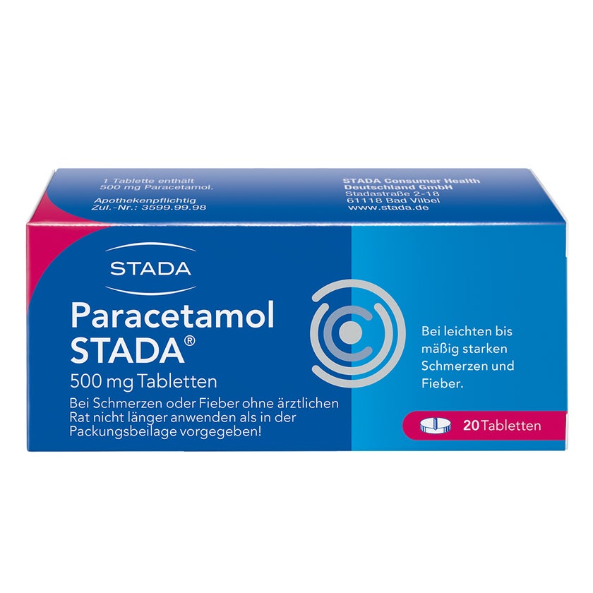 Paracetamol STADA 500 mg Tabletten 20 St online kaufen | DocMorris