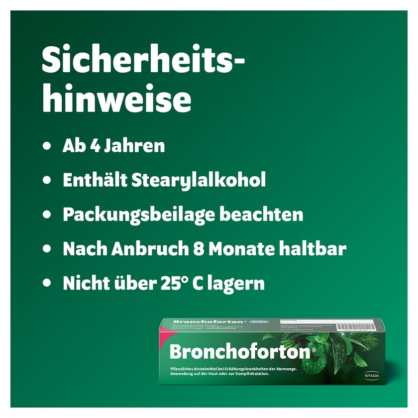 Bronchoforton Erkältungssalbe 40 g online kaufen | DocMorris