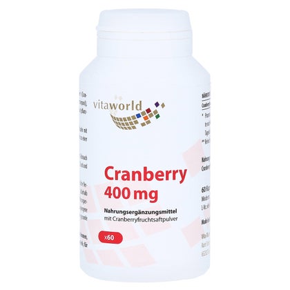 Cranberry 400 mg Kapseln 60 St online kaufen | DocMorris