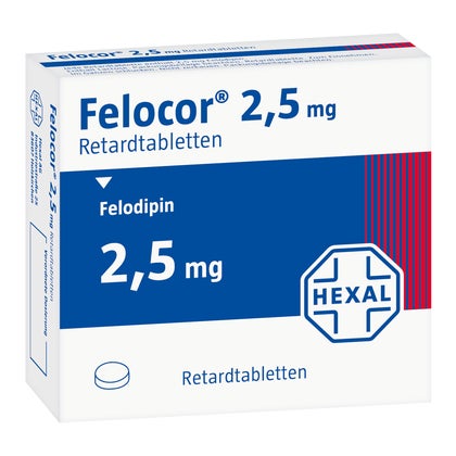 Felocor 2,5 mg Retardtabletten 100 St mit E-Rezept kaufen | DocMorris