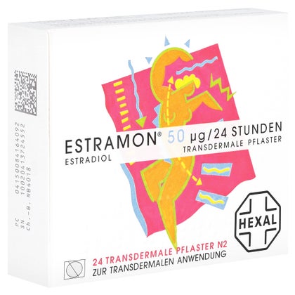 ESTRAMON 50 µg/24 Stunden transdermale Pflaster 24 St mit E-Rezept ...