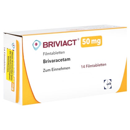 Briviact 50 mg Filmtabletten 14 St mit E-Rezept kaufen | DocMorris