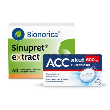 Sinupret ext 40 St + ACC akut 600 10 St 1 Set online kaufen | DocMorris