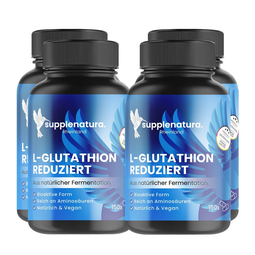 supplenatura® L-Glutathion Kapseln - 500mg - reduzierte Form 600 St ...