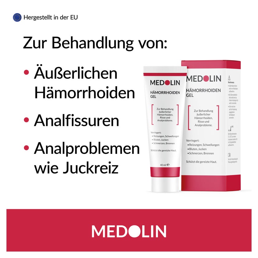 Medolin® Hämorrhoiden Gel - Hämorrhoiden Salbe 40 ml online kaufen ...
