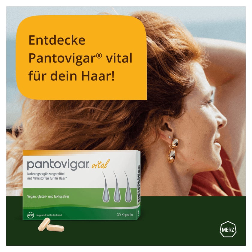 Pantovigar Vital Kapseln Mit Nährstoffen Für Haare 180 St online kaufen ...