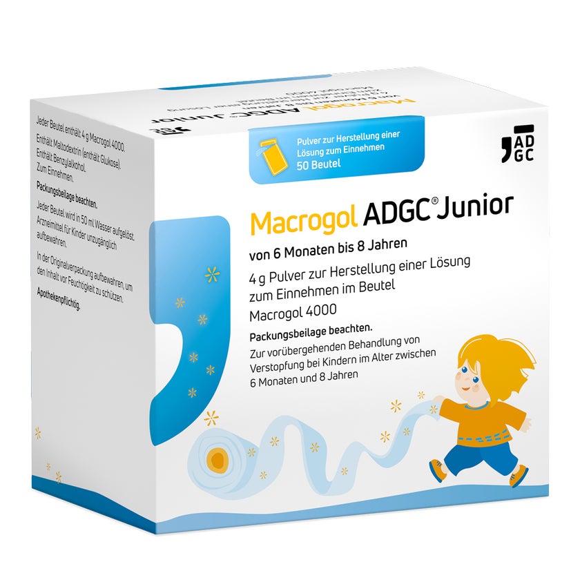Macrogol Adgc Junior 6m-8j 4g Plv.z.h.e.l.z.einn. 50 St online kaufen ...