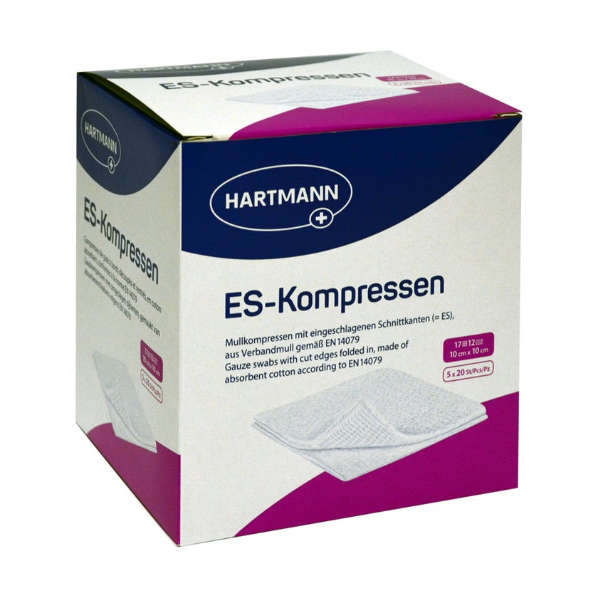 Es-kompressen Steril 10x10 cm Großpackun 5X20 St online kaufen | DocMorris