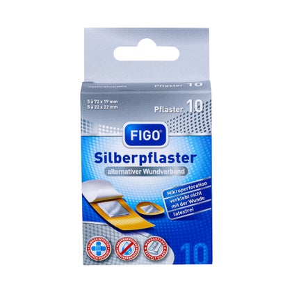 Figo Silberpflaster 2 Größen 10 St online kaufen | DocMorris