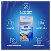 Figo Silberpflaster 2 Größen 10 St online kaufen | DocMorris