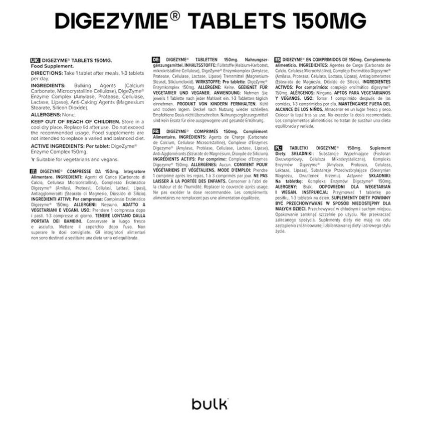 Bulk Dige Zyme Tabletten 270 St online kaufen | DocMorris