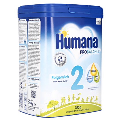 Humana Probalance Folgemilch 2 m.HMO Pul 750 g online kaufen | DocMorris