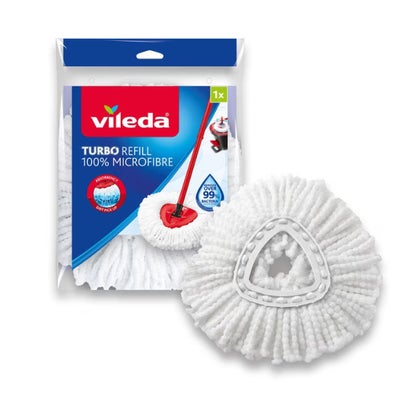 Vileda TURBO ClassiC - Wischbezug - Weiß - Mikrofaser - 1 Stück(e) 1 St ...